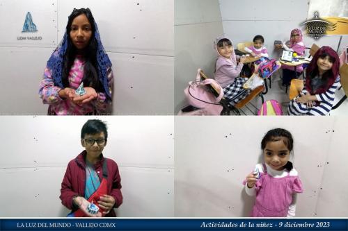 Actividades de la niñez – 9 Diciembre 2023 | LLDM Vallejo, CDMX